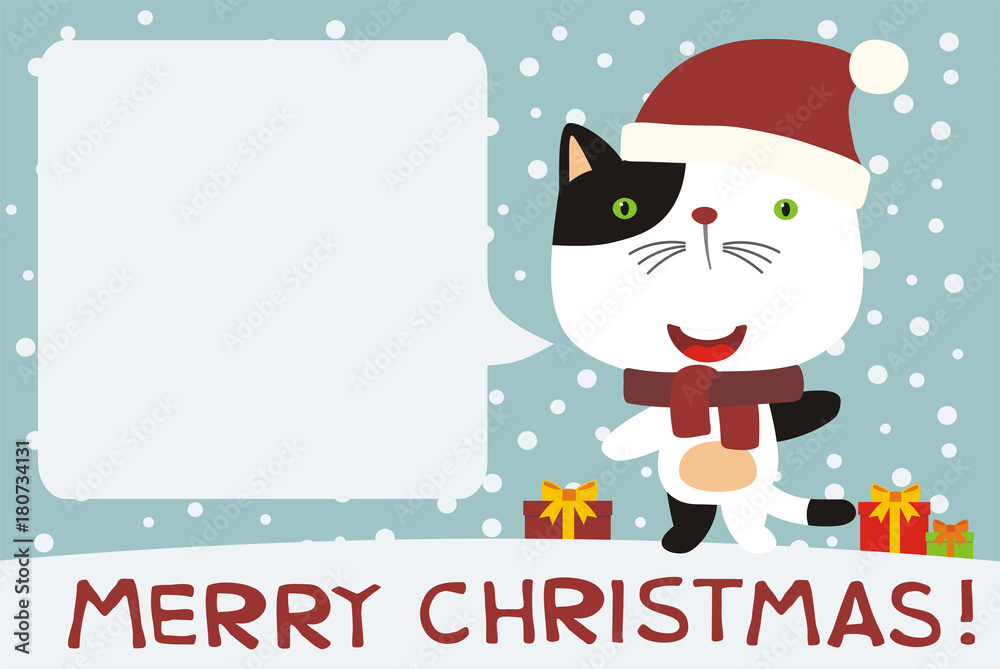 Merry Christmas Kitten