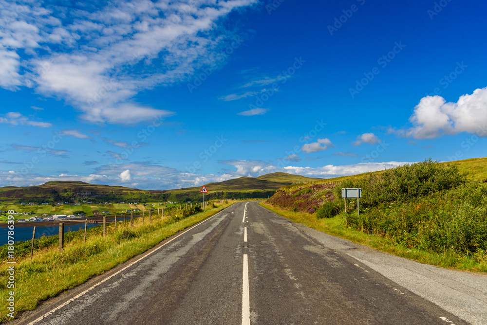 Scottish Road In The Isle Of Skye Stock Photo Adobe Stock Scottish Road In The Isle Of Skye Stock Photo Adobe Stock