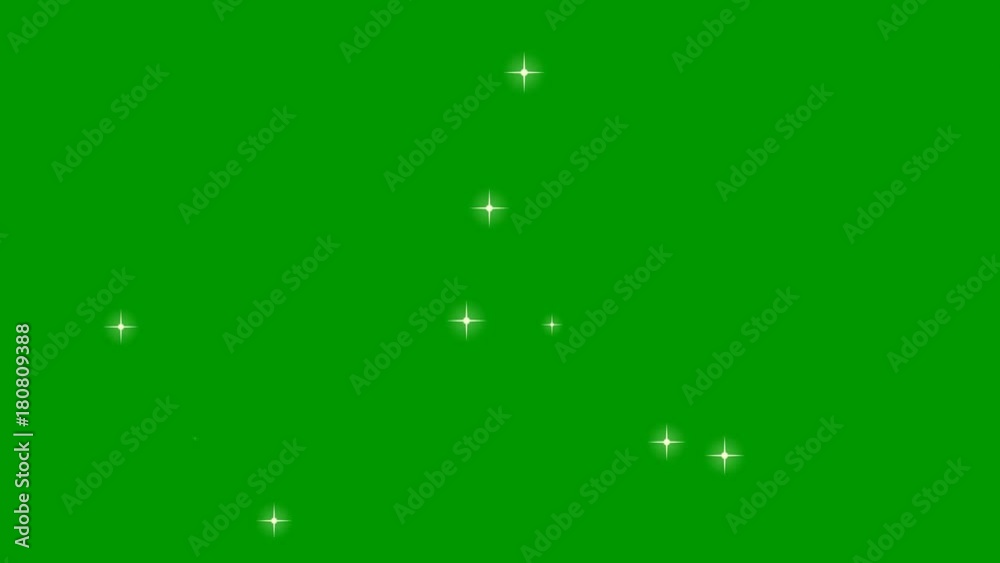 Video „Medium Flickering stars on a transparent background. Can be used ...