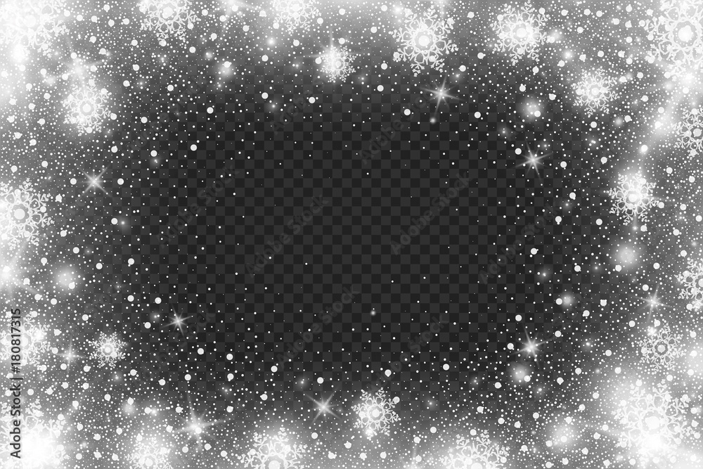 Snow frost Effect on Transparent Background . Abstract bright white ...