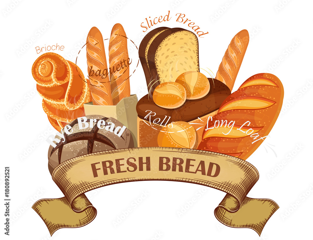 Fresh Baked Bread Logo