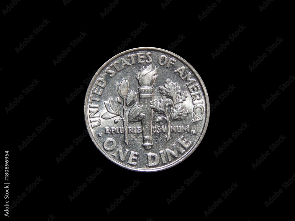 Dime Black And White