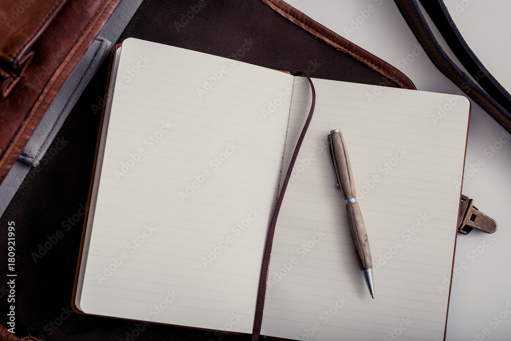 Pen and Journal Stock Photo | Adobe Stock