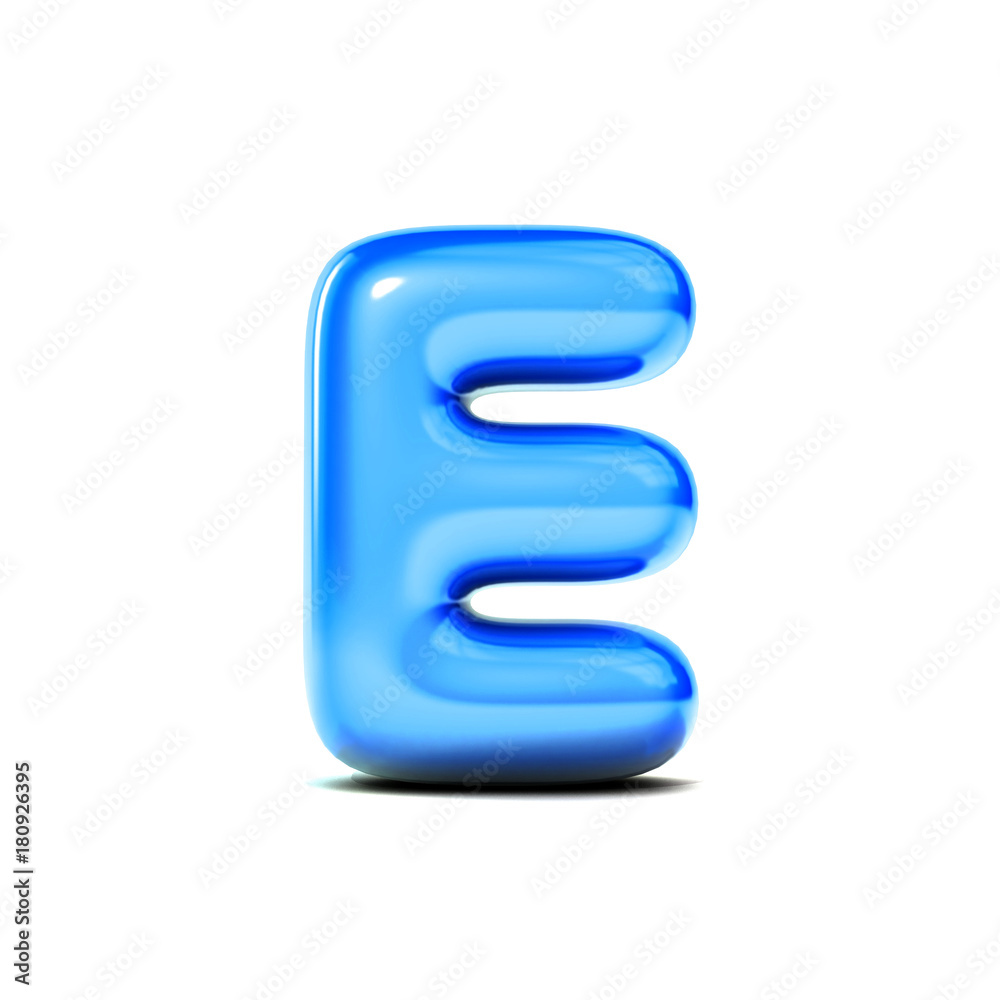 E Bubble Letters