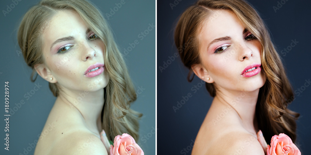 Poster Before and After Retouch Example – Wall Art | UkPosters