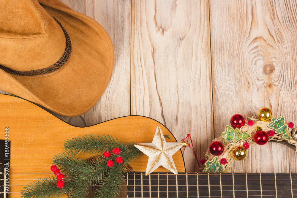 Cowboy Santa Background