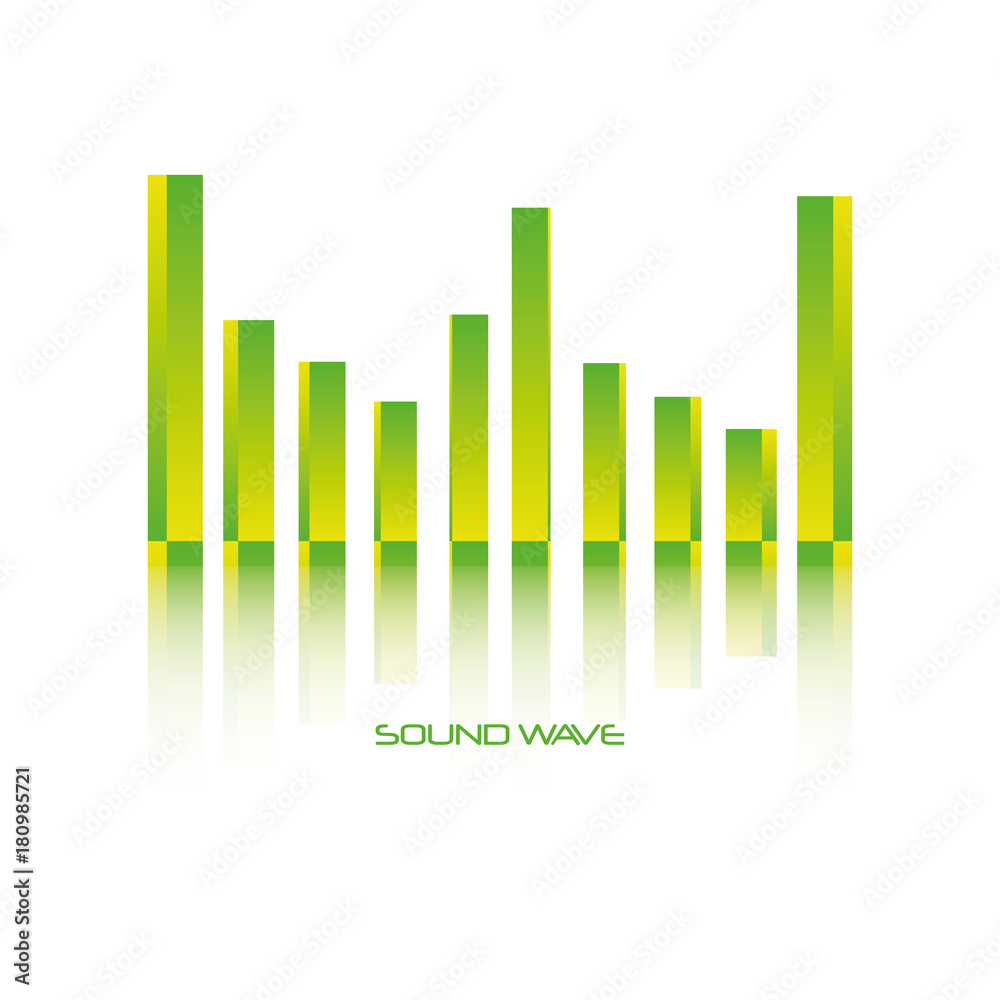 Sound Wave Bars Vector