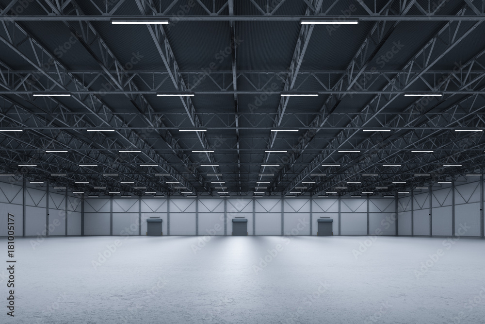 interior empty factory Stock Photo | Adobe Stock