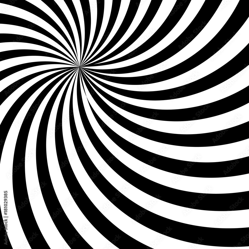 Black and White Sun Sunburst Pattern Stock Vector | Adobe Stock