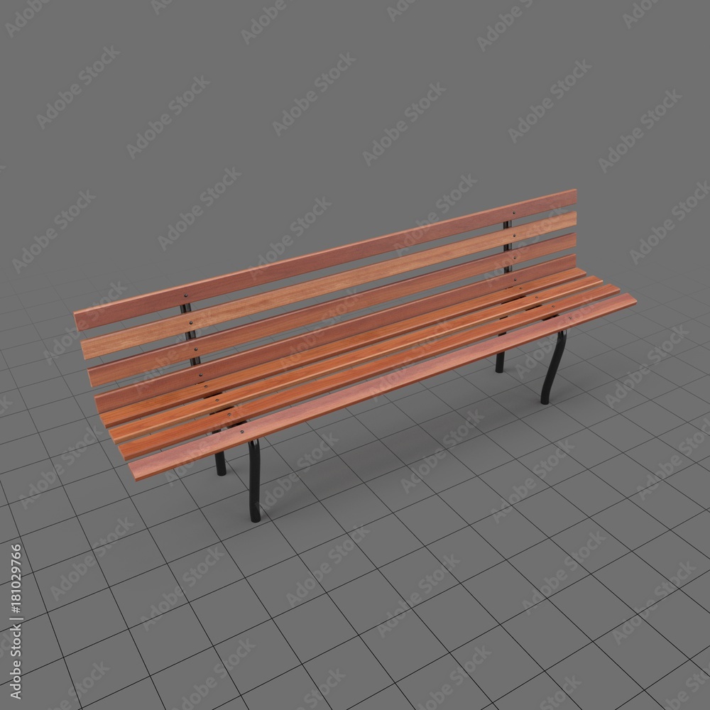 Bench Stock 3D asset | Adobe Stock