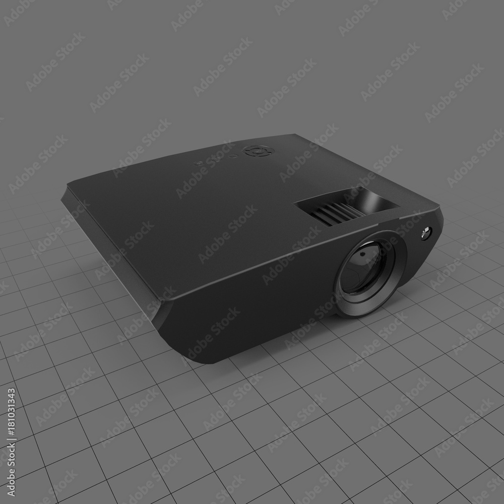 Mini Projector Stock 3D asset | Adobe Stock