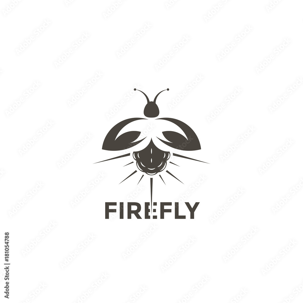 Logo Firefly on a white background Stock Vector | Adobe Stock