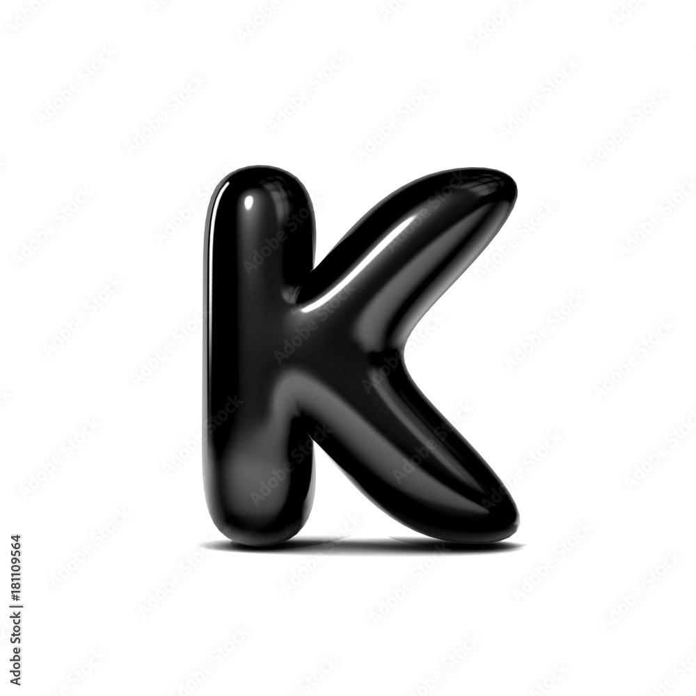 Bubble Letters K