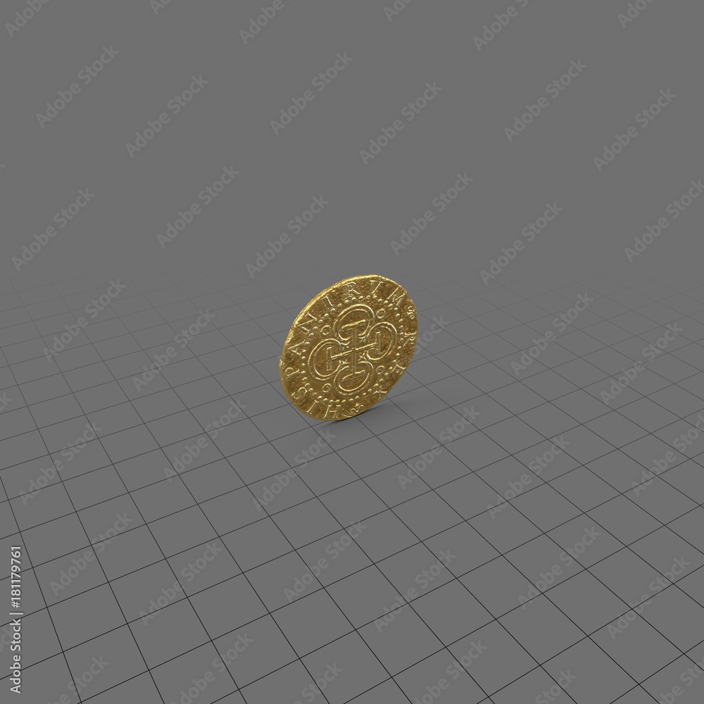 Gold coin 1 Stock 3D asset | Adobe Stock
