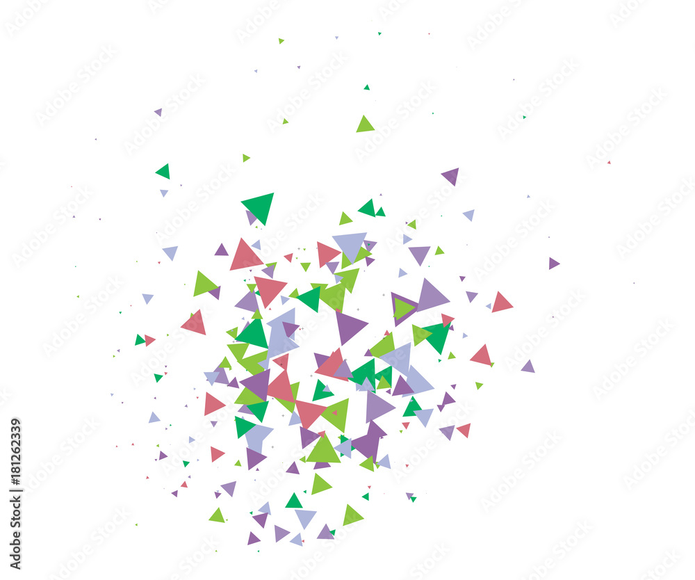 Colorful Shatter Vector Background. Atomic Bomb Explosion, Blast, Bang ...