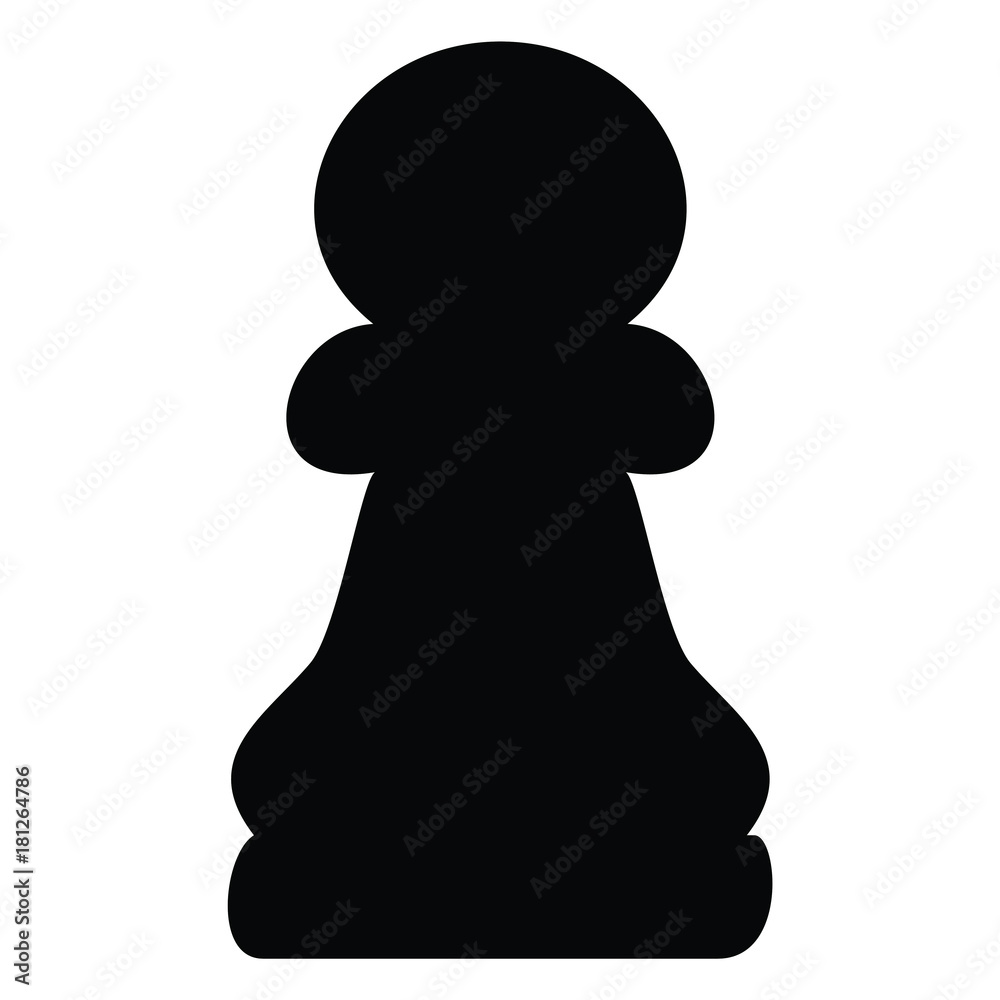Chess Pawn Silhouette