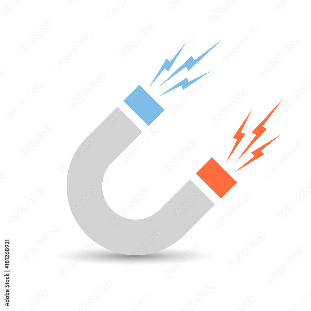 Magnet vector pictogram Stock Vector | Adobe Stock