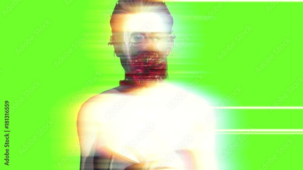 3d rendering animation - Horror Zombie with Effects, mixed media of CG ...