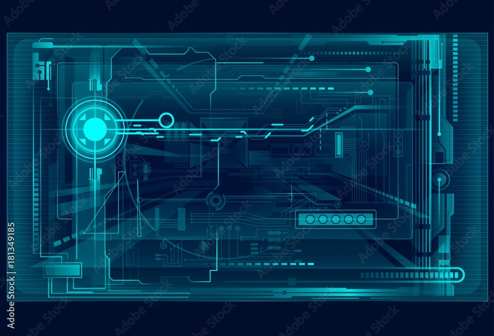 Abstract tech background Stock Vector | Adobe Stock