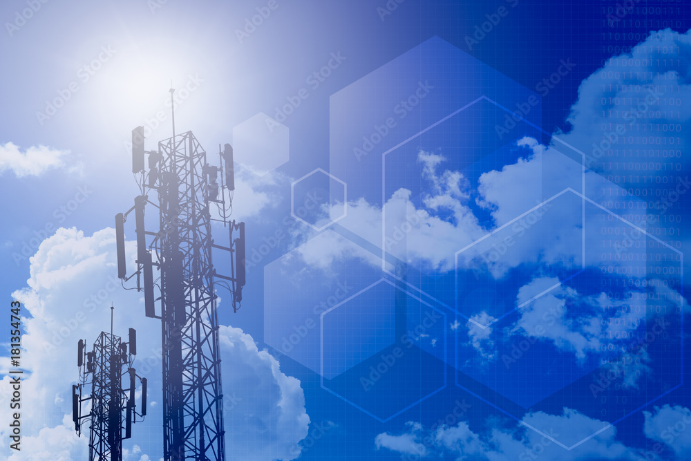 communication tower and information technology concept design for stage ...