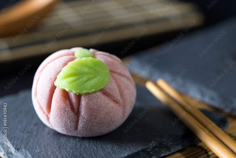 Japanese traditional confectionery wagashi Stock Photo | Adobe Stock