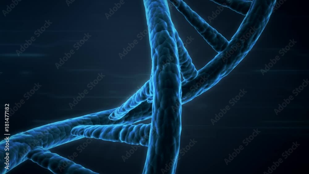 Dna 3d zoom animation Stock Video | Adobe Stock