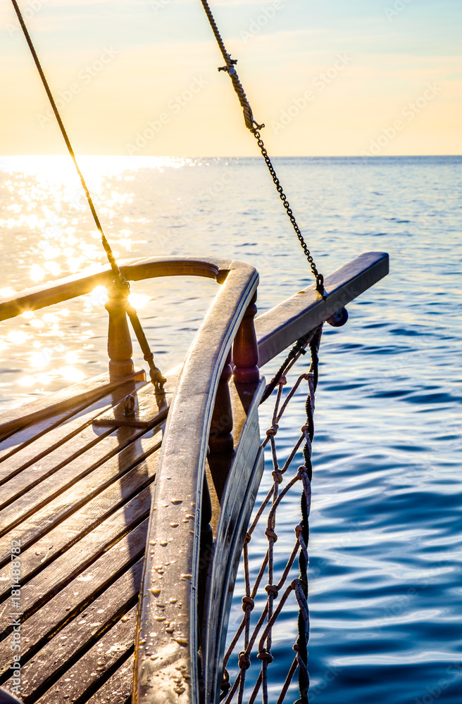 old wooden ship's bow Stock Photo | Adobe Stock