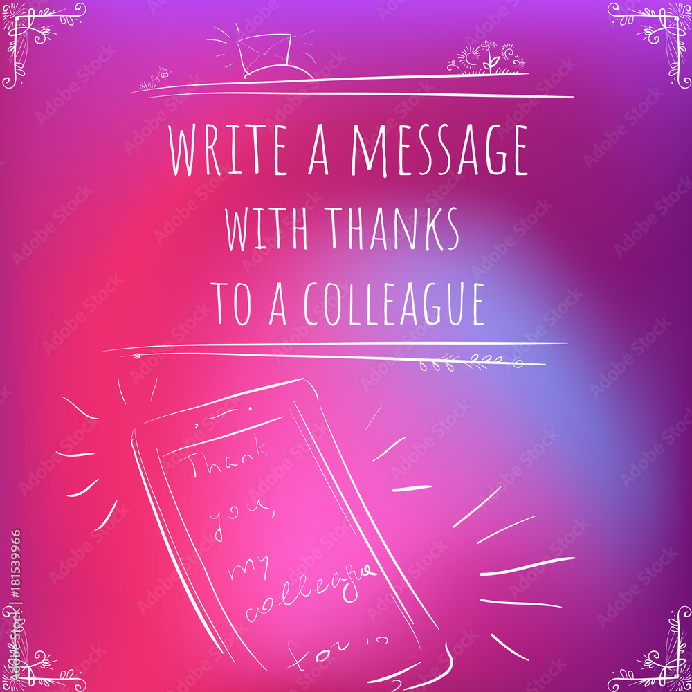 Hundred important reminders - notes - Write a Message with Thanks to a ...