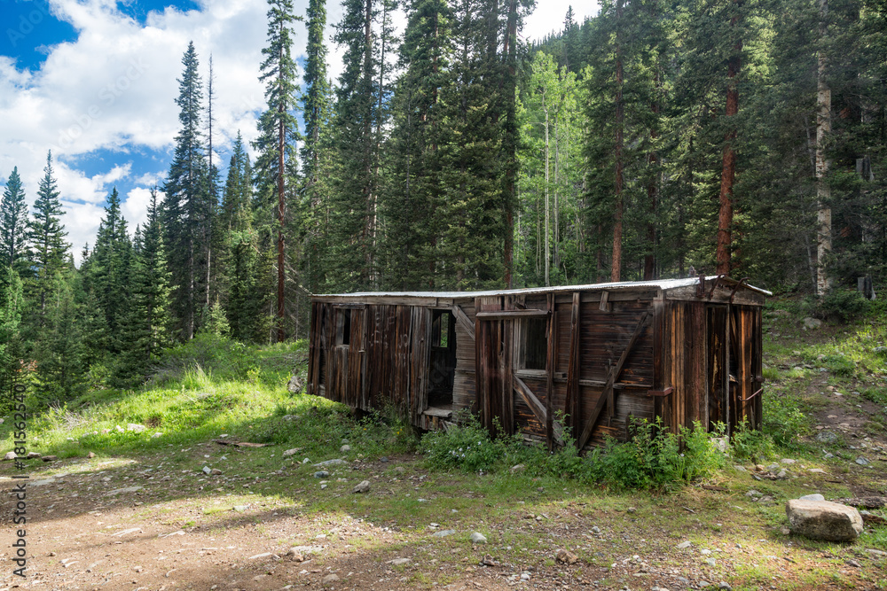 Poster Old Boxcar on the mountain – Wall Art | UkPosters
