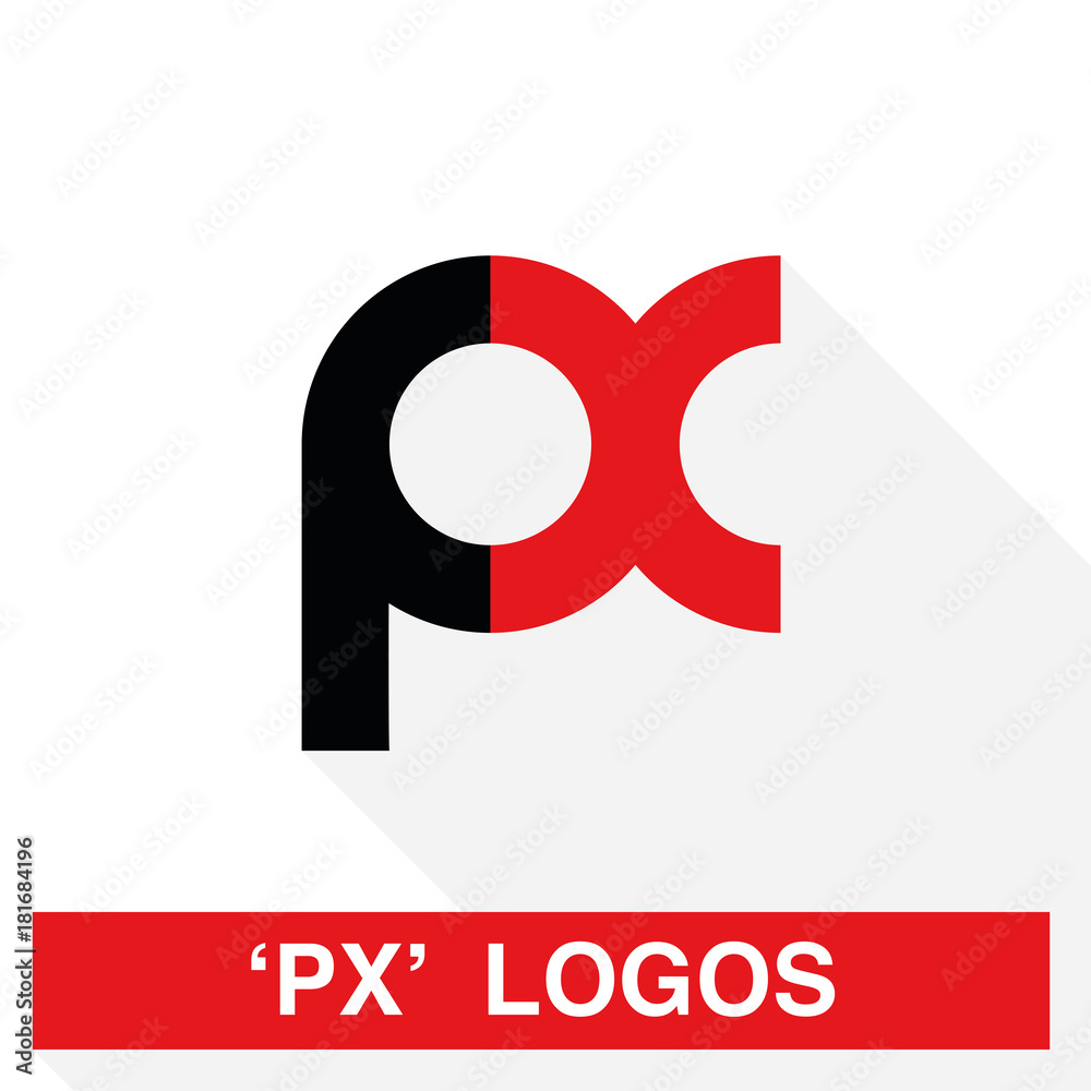 PX LOGO DESIGN,Vector 2 Stock Vector | Adobe Stock