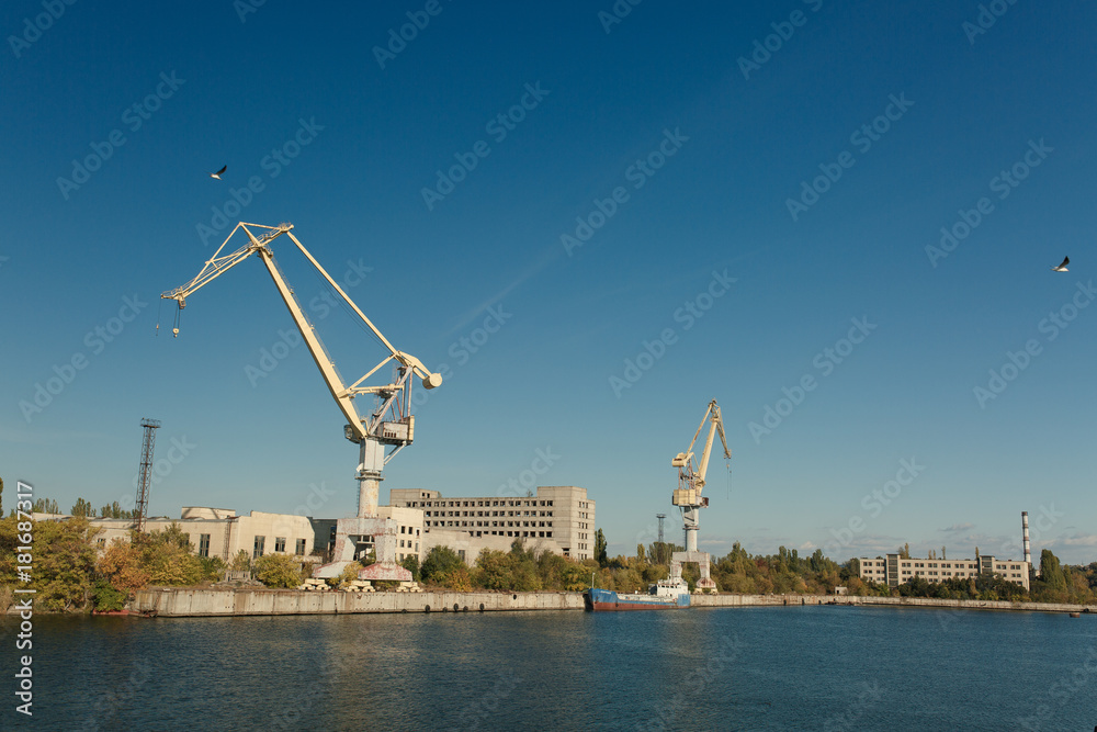 shipbuilding plant in the city of Nikolaev, Ukraine, the largest ...