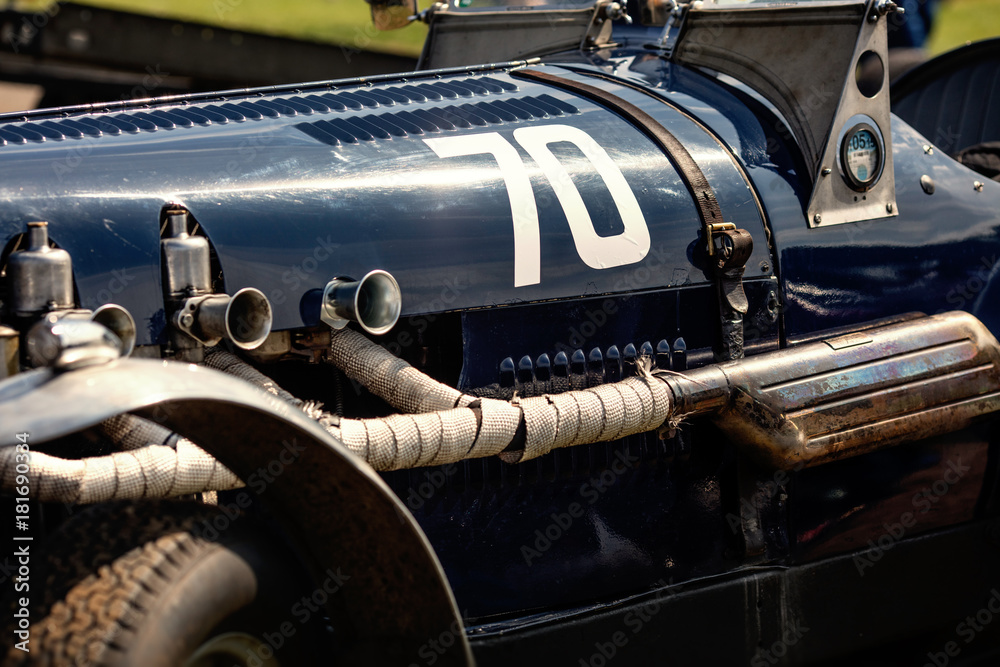 old classic racing car Stock Photo | Adobe Stock
