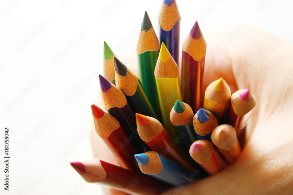 Colored pencil as wallpaper / A colored pencil is an art medium ...