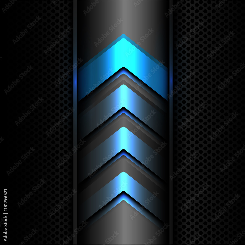 Blue Gray Metallic Background