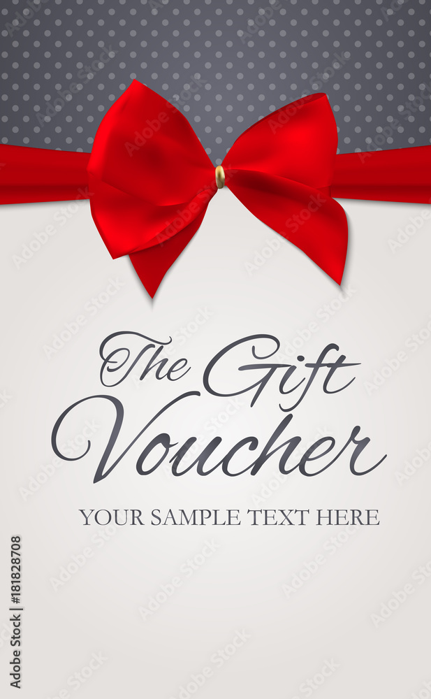 Gift Voucher Template Vector Illustration for Your Business Stock ...