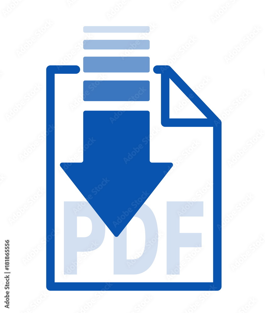 Download File Icon Blue