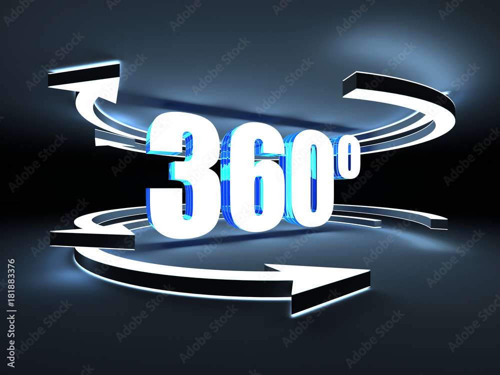 360º (360 Degree (angle)) Stock Photo | Adobe Stock