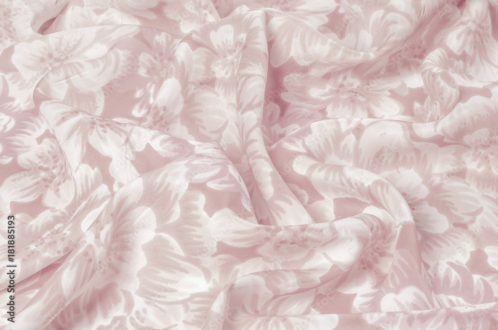 White Flower Cloth Texture