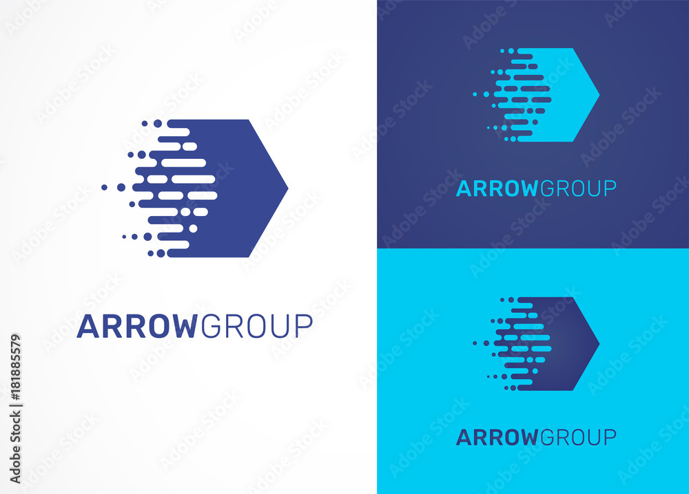 Logo - technology, tech, arrow icon and symbol Stock Vector | Adobe Stock