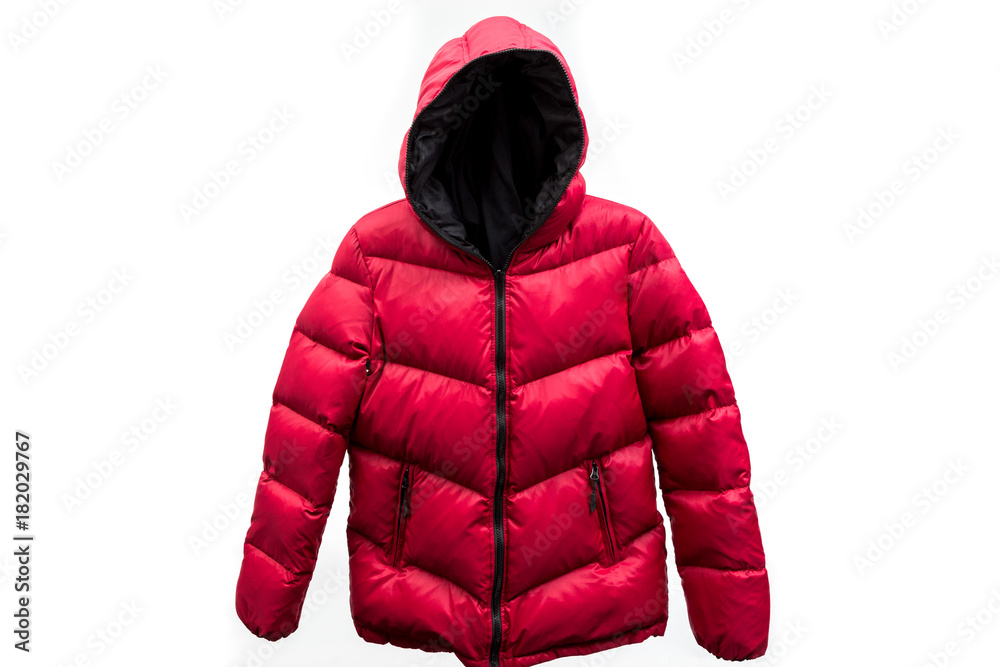 down jacket isolated on white background Stock Photo | Adobe Stock