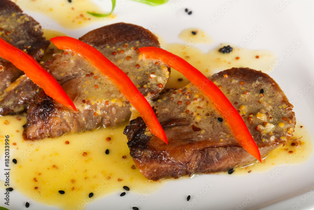 Pork tongue Stock Photo | Adobe Stock