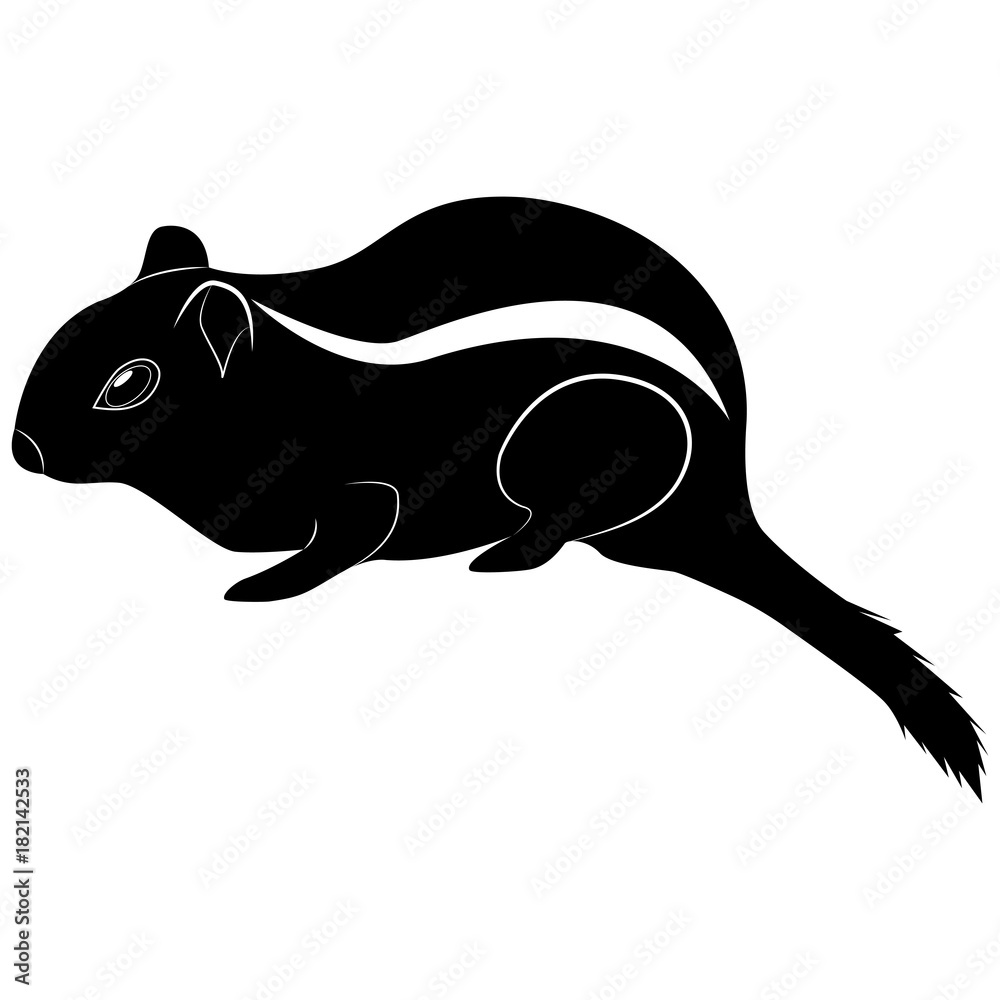Chipmunk Silhouette