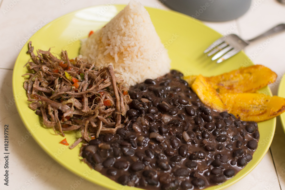 Pabellon, Venezuelan creole food Stock Photo | Adobe Stock