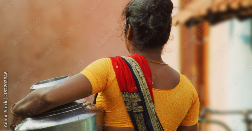 Woman Carrying Water Pot