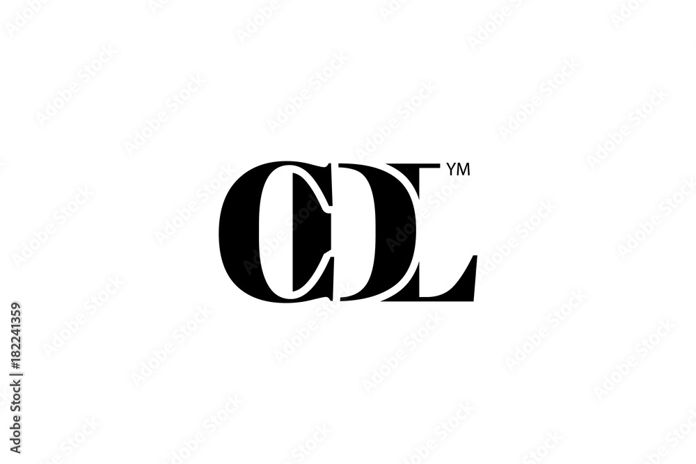 CDL Logo Branding Letter. Vector graphic design. Useful as app icon ...