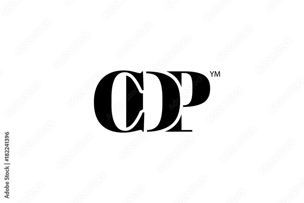 CDP Logo Branding Letter. Vector graphic design. Useful as app icon ...