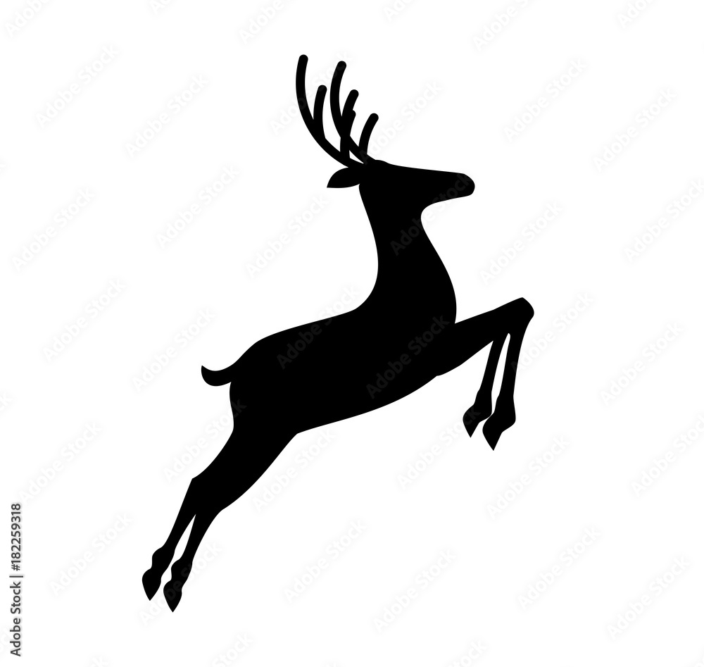 Leaping Reindeer