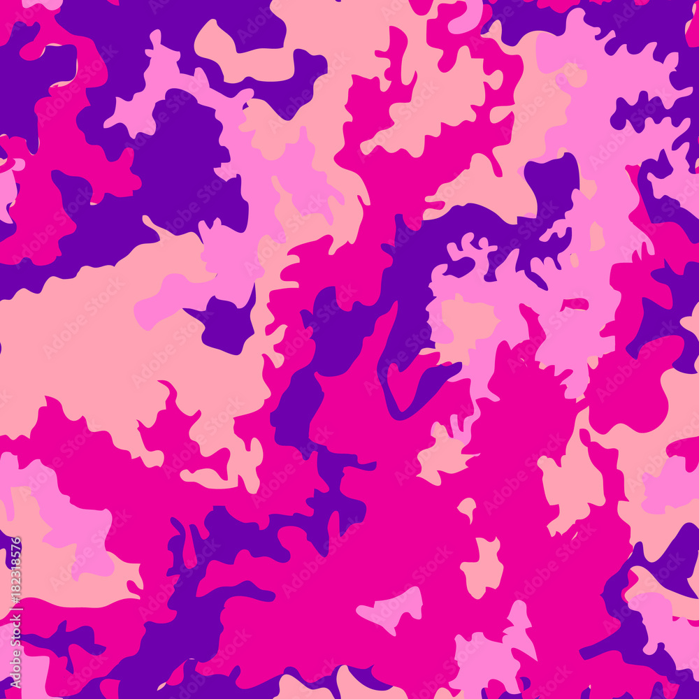 Colorful camouflage pattern background seamless vector illustration ...