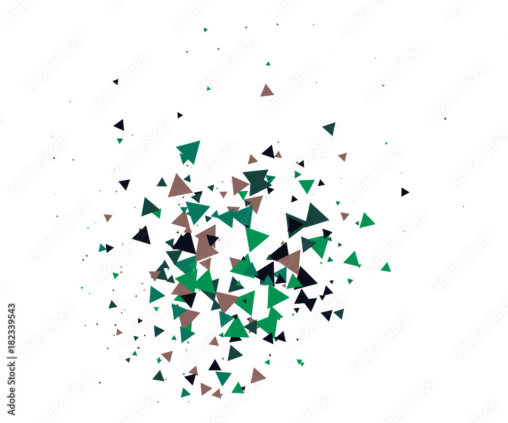 Cool Explosion, Broken Glass, Vector Grunge Blast, Falling Triangle ...