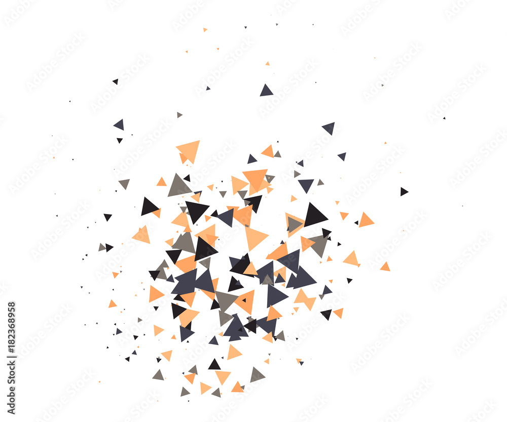 Colorful Shatter Vector Background. Atomic Bomb Explosion, Blast, Bang ...